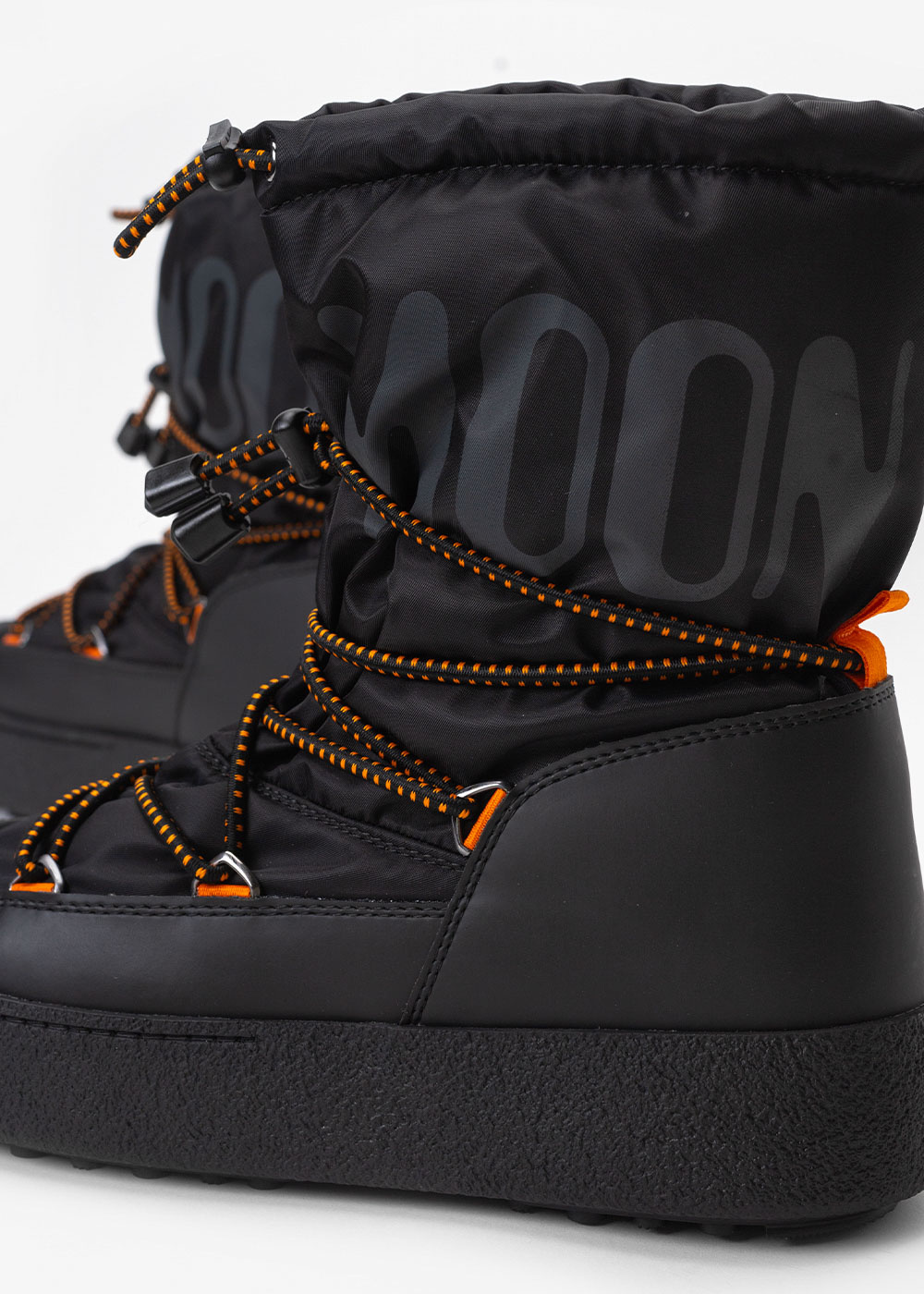 Buty zimowe męskie Moon Boot MTrack Polar Black Orange - Sneaker Peeker ...