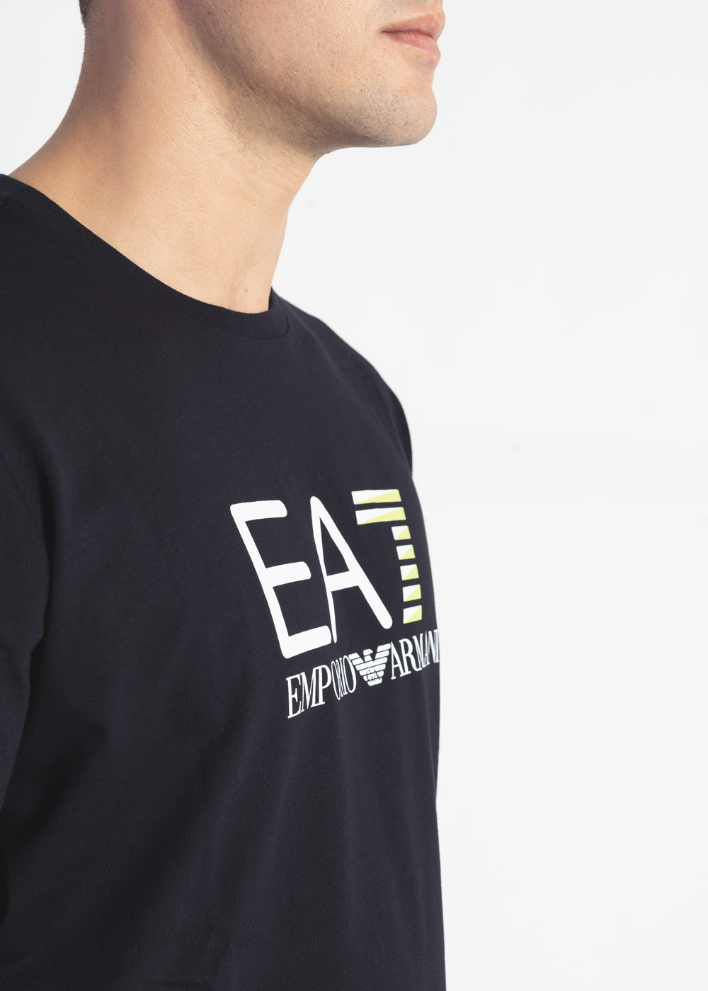 Koszulka męska czarna EMPORIO ARMANI EA7 3LPT58 PJ7CZ 1200 - Sneaker Peeker - Największe Rabaty ...