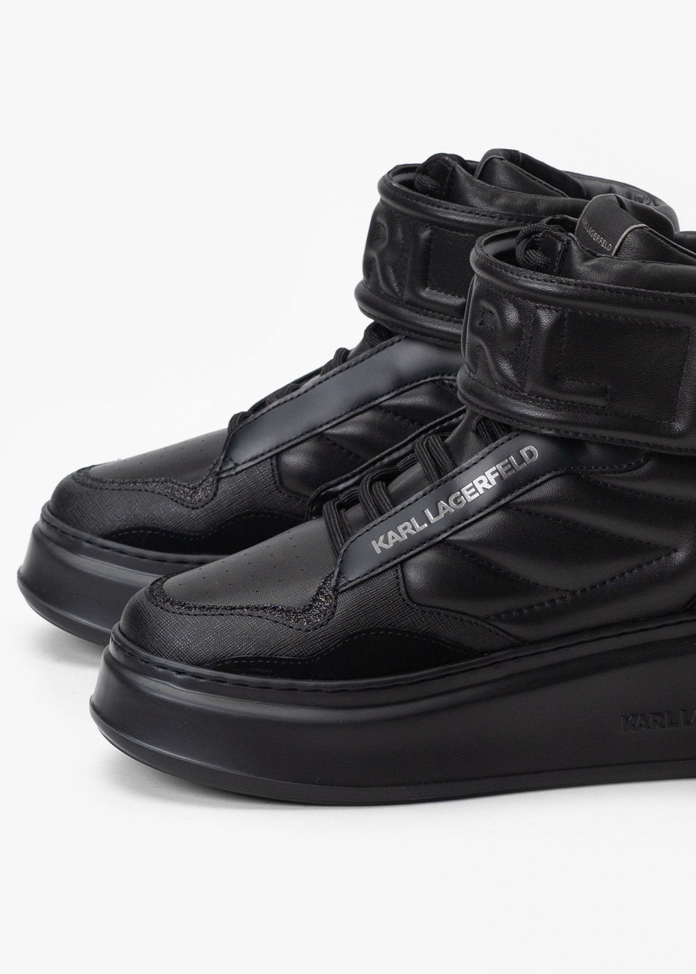 Sneakersy Damskie KARL LAGERFELD ANAKAPRI PUFFA STRAP HI TOP - Sneaker ...