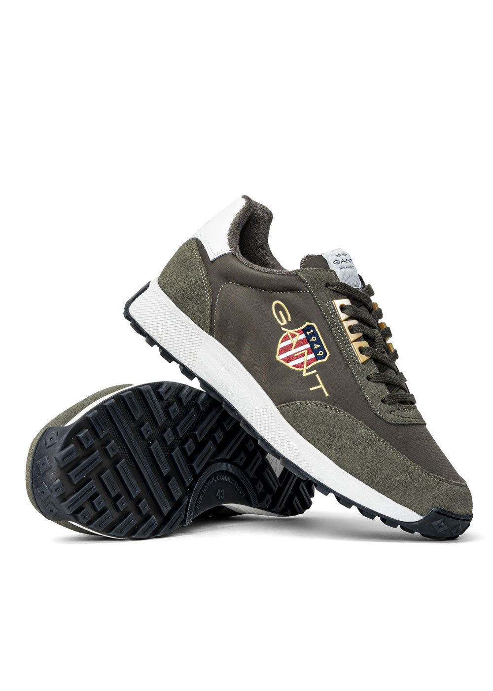 Sneakers'y męskie zielone Gant Garold - Sneaker Peeker - Największe ...