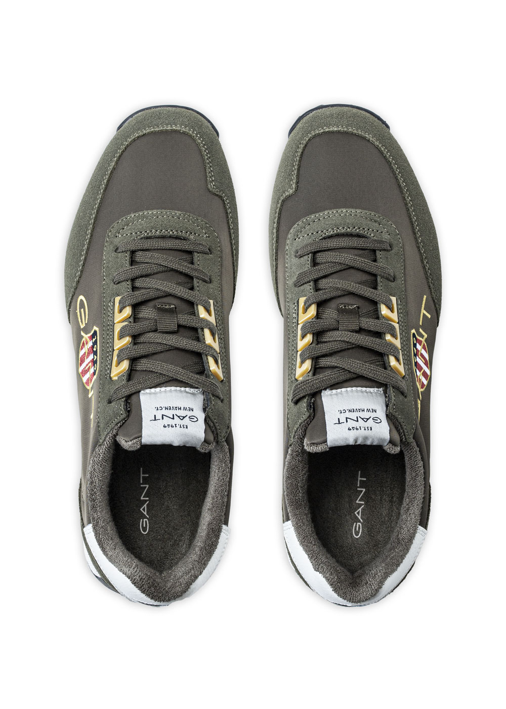 Sneakers'y męskie zielone Gant Garold - Sneaker Peeker - Największe ...